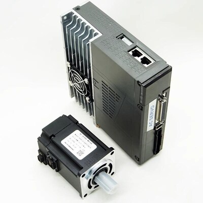 60/80/110/130EtherCAT总线220V伺服电机套装400W750W1.8KW2.3KW