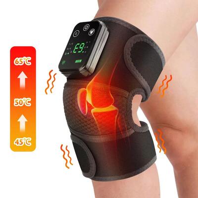 Heated and Vibration Leg Knee Massager LED Display 3 Level H