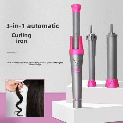 3in1 hair curler Auto Curling Iron日本内扣护发旋转自动卷发棒