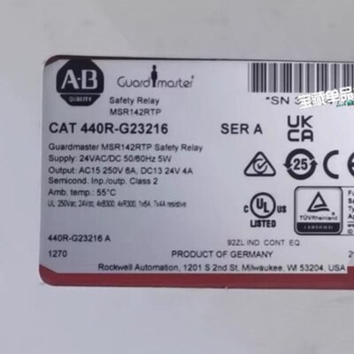 议价罗克韦尔 Allen-Bradley MSR142RTP 安全继电器可维修