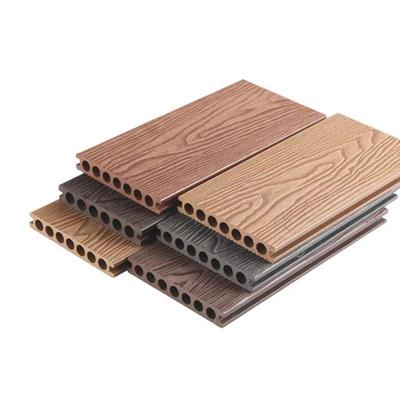 室内户外塑木地板厂家直销庭院露台室外3D浮雕防腐木塑地板