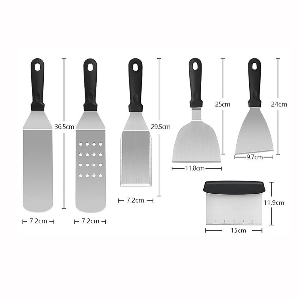 露营BBQ户外烧烤工具套装不锈钢铲烧烤料理铲组合烤具套装