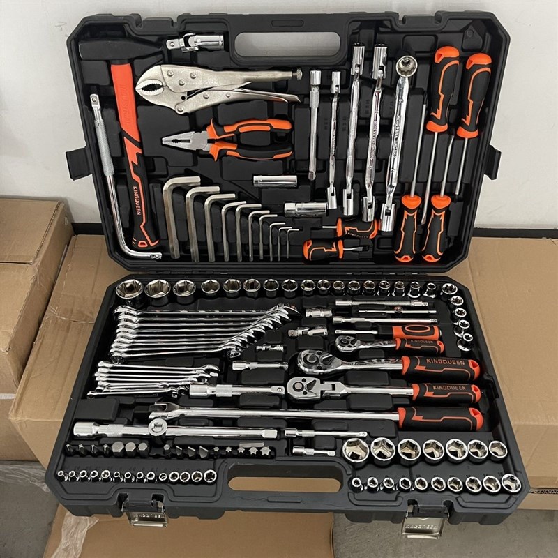 汽修工具套装组合修车工具套筒扳手一整套扳手组合工具