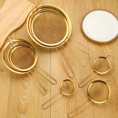 Cocktail Strainer Stainless Steel Tea Strainers Conical Food