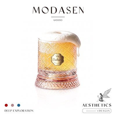 MODASEN创意玻璃酒杯旋转洋酒杯