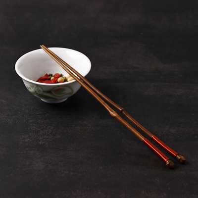 Japanese style sushi pointed chopsticks, single person set, household bamboo chopsticks, homestay hotel, natural Nan ba