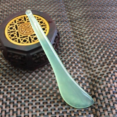 Jade Eye Massage Stick, Natural Xiuyu Facial Meridian Pulling Stick, Acupoint Pointing Stick, Acupoint Pointing Pen, Fa