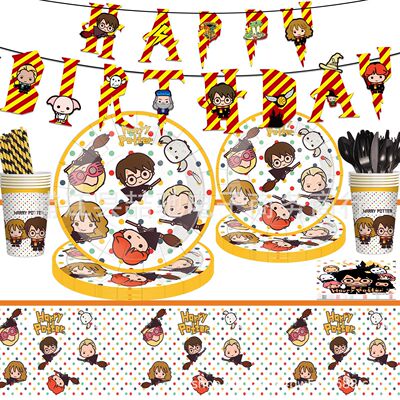 Harry Potter themed parties, birthday parties, tableware, paper plates, tissues, desktop backgrounds, decoration and de