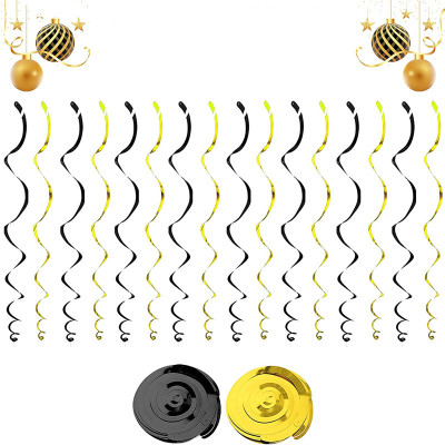 Spiral hanging decorations for weddings, birthdays, parties, on-site decoration, wall hanging, vortex decoration, hangi