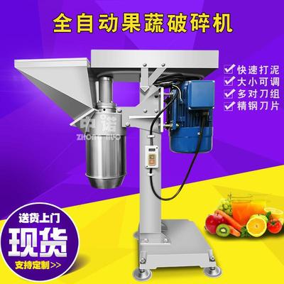 厂家现货蒜瓣打泥机 食品加工打碎打泥机 工业用冻榴莲打浆机
