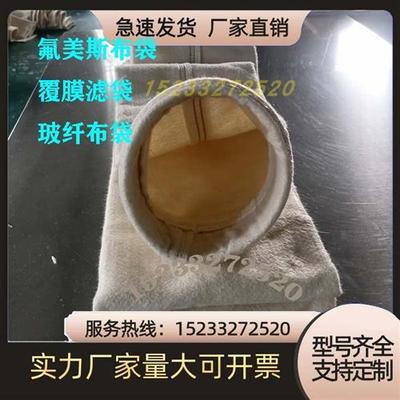 中高温除尘器布袋氟美斯玻纤覆膜防静电环保设备木工车间脉冲滤袋