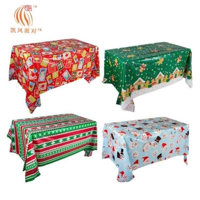 Party Christmas Halloween Thin Party Table Cloth Background