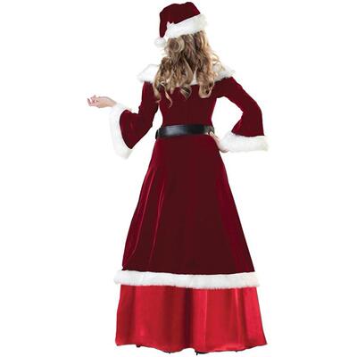 Christmas long sleeve costume Santa Claus costume 圣诞服装