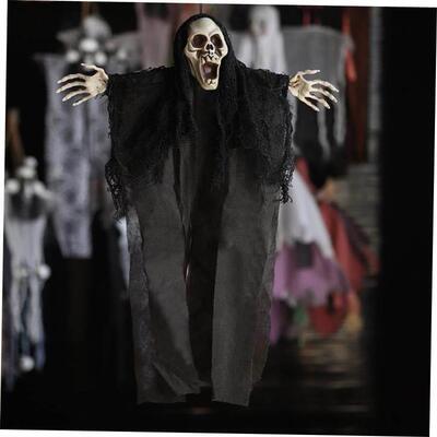 Halloween ghost decoration props Grimace skull pendant万圣节