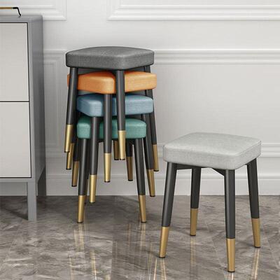Nordic soft Dining chair makeup stool Home restaurant