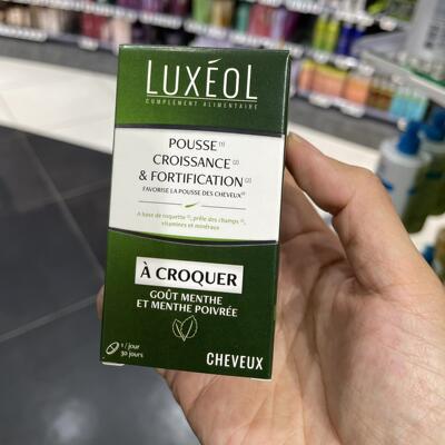 法国版Luxeol生发胶囊生物素内服增发防脱发掉发护发育发30粒