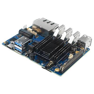 香橙派Orange pi 5PLUS开发板铝制散热器CPU芯片降温导热散热片