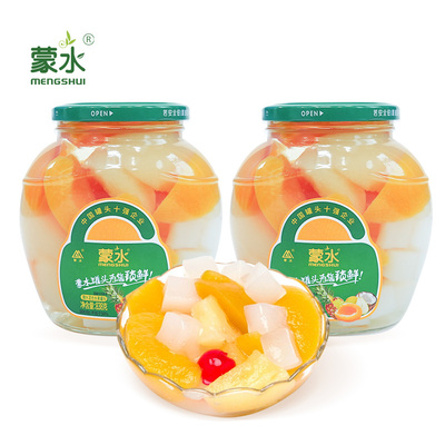 蒙水什锦罐头838g大瓶平邑直发