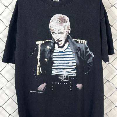 流行天后Madonna麦当娜欧美摇滚嘻哈暗黑系致敬怀旧经典短袖T恤
