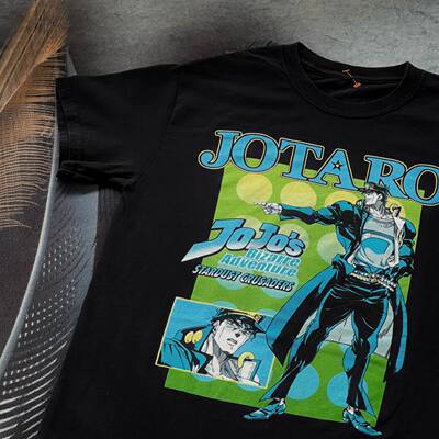 JOJO的奇妙冒险Bizarre Adventure空条承太郎Jotaro动漫短袖T恤