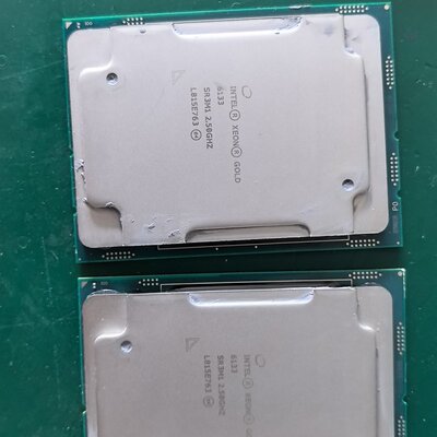 {议价}XEON 3647 6133 CPU 正式版 2颗成色新