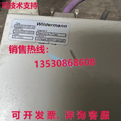 原装供应 WILDERMANN W500-P-DP-A 测试