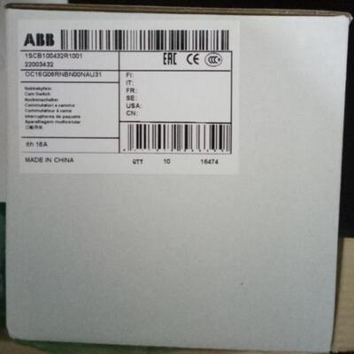 ABB凸轮开关OC系列  OC16G06RNBN00NAU31议价