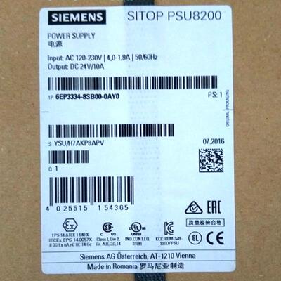 SITOP电源6EP3334-8SB00-0AY0 PSU8200 DC 24V/20A