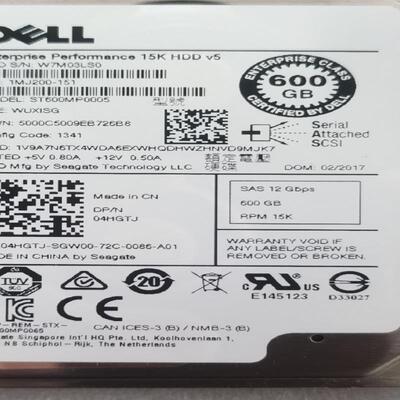 DELL/戴尔 04HGTJ ST600MP0005 2.5