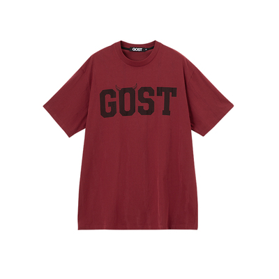 GOST【王琳凯同款】暗纹植绒T恤