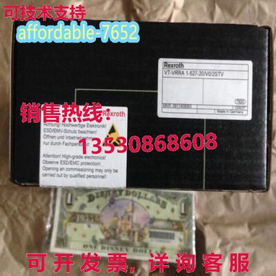 原装供应0811405063 VT-VRRA 1-527-20/V0/2STV Rexroth 放大器