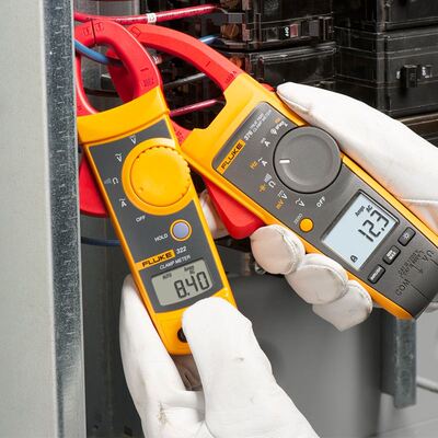 福禄克数字钳形电流表万