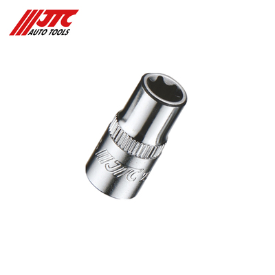 台湾JTC汽修专用工具 小飞E型星形套筒 1/4E型套筒JTC22004