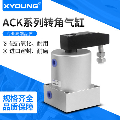 ACK32旋转夹紧气缸ACKR25X90下压转角气缸ACK50夹具ACKL63X180