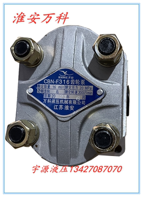淮安万科齿轮泵CBN-F304 F306 F310 F314 F316 F320 325高压油泵