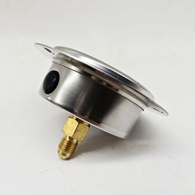 轴向带边耐震压力表气油