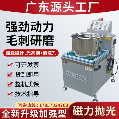 工厂直销磁力研磨抛光机金属去毛刺打磨机磁针抛光机五金变频调速