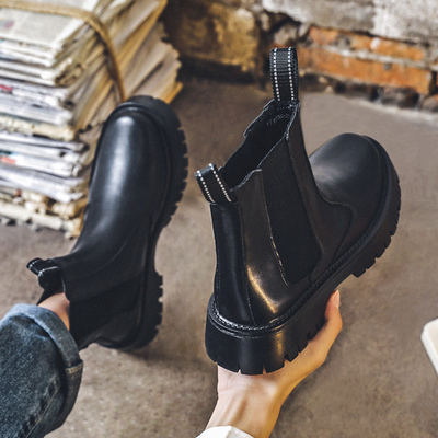切尔西靴男新款冬季高帮