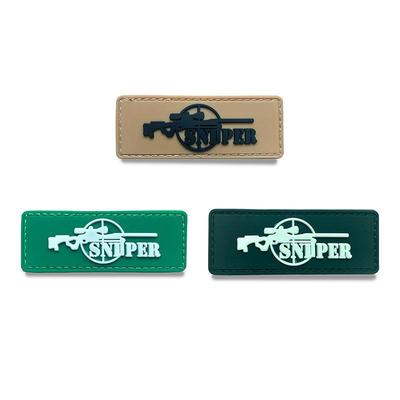 军迷指挥魔术贴臂章肩狙