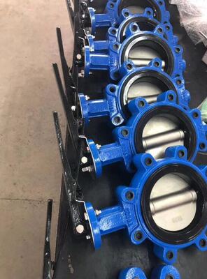 凸耳式蝶阀带螺丝孔对夹