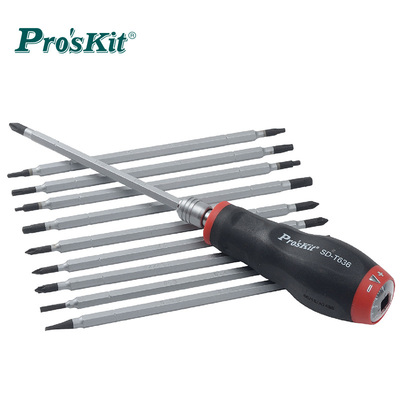 台湾宝工Pros'kit SD-T636 12PCS快脱扭力起子组 扭力螺丝刀 批头