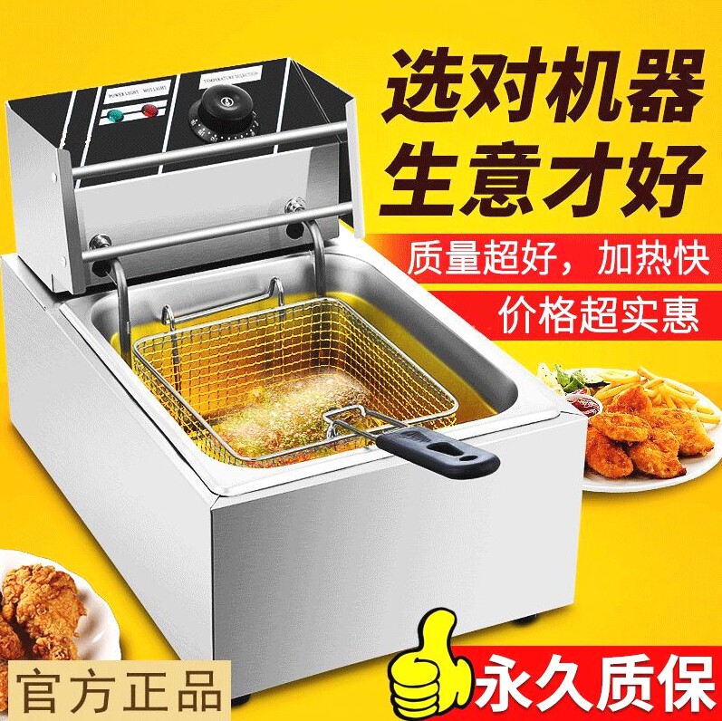 德国进口电炸炉油炸锅大容量不锈钢油炸机油条薯条家用炸鸡排炸串