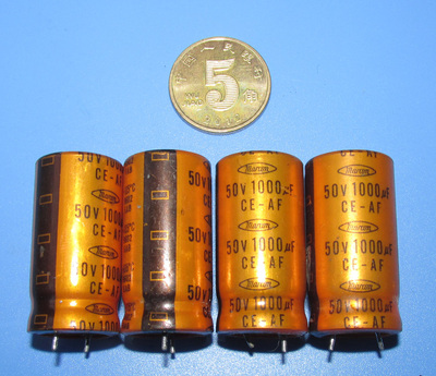 日本marcon马可尼1000UF16V/100U16V/220U50V/1000U50V金壳电容