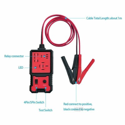 Car Relay tester 12V Electronic Automotive Auto Battery Chec