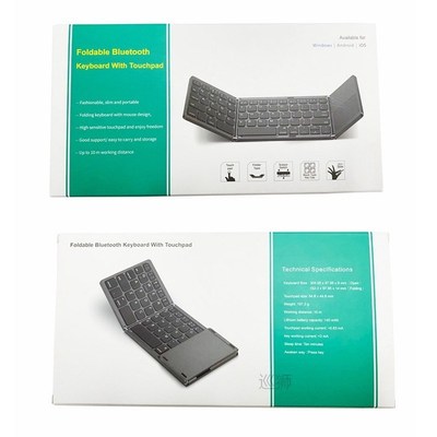 Portable Folding Bluetooth Mini Keyboard Foldable Wireless K