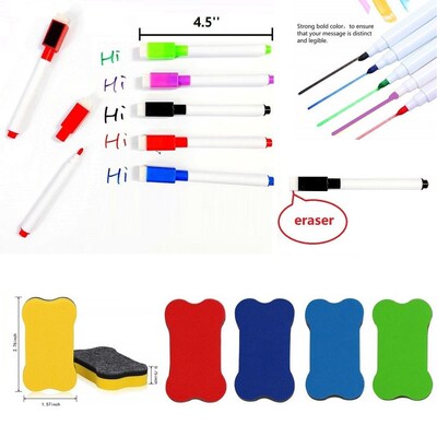 A3 Magnetic Dry Erase Whiteboard Presentation Board School W