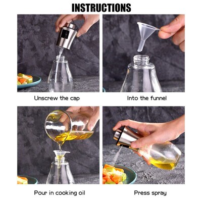 Creative Oil Bottle Soy Sauce Container Olive Oil Vinegar Se