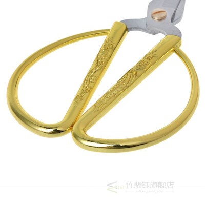 Hot Gold Dragon Phoenix Bonsai Scissors Wedding Shears Home