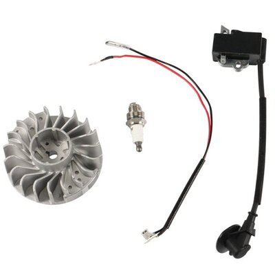 Ignition Coil Wires Flywheel Fly Wheel Keyway For Stihl Chai