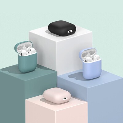Silicone Case For Apple Airpods 1/2 Protective Bluetooth Wi